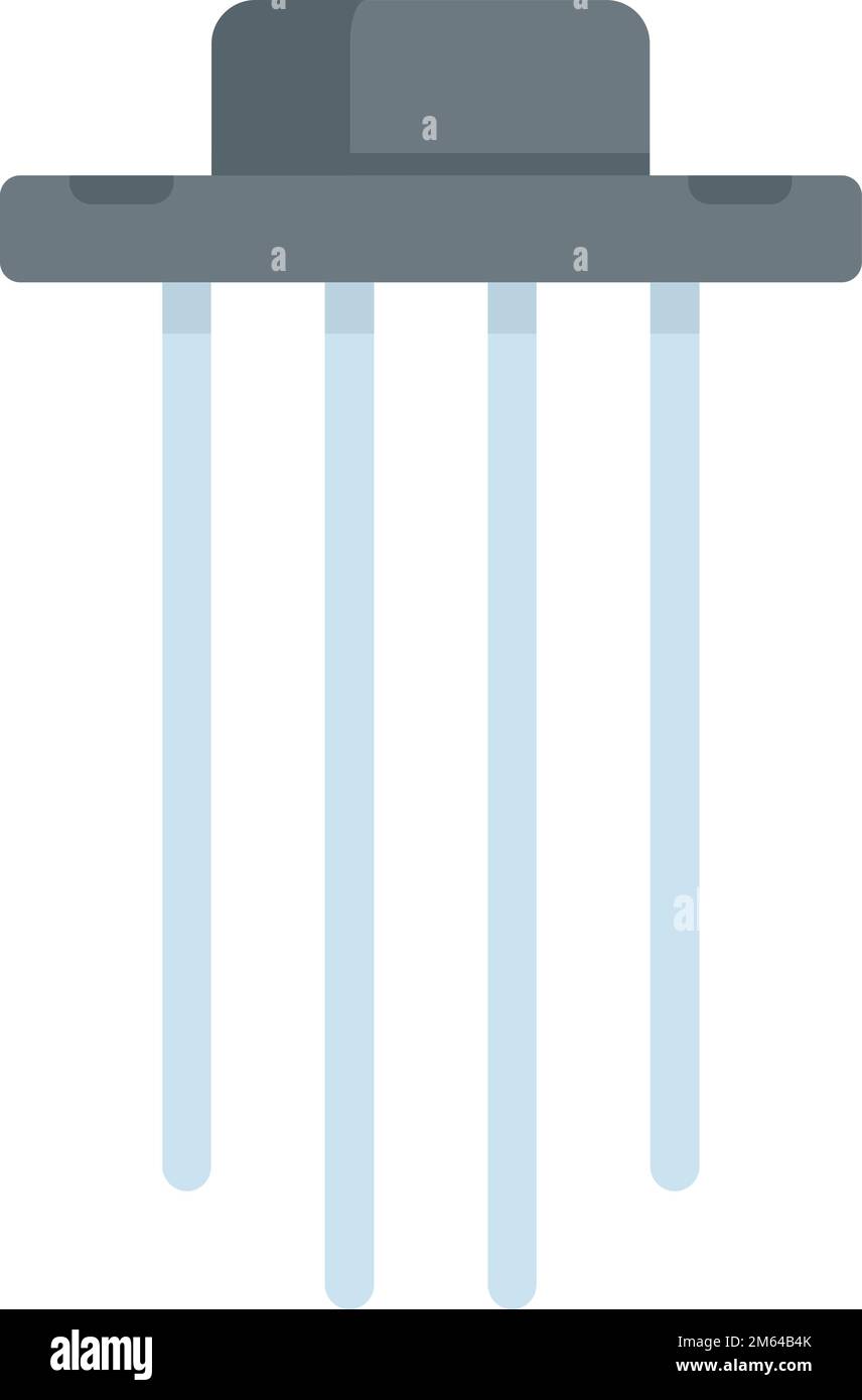 Voltage regulator icon flat vector. Electric stabilizer. Power ...