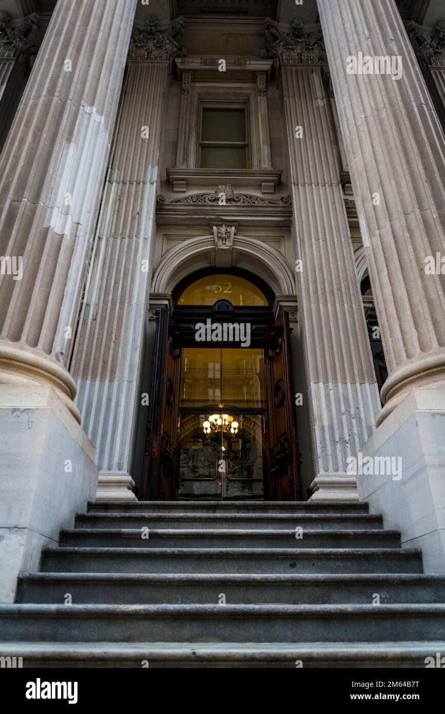New York City Hall, the seat of New York City government, a palatial ...