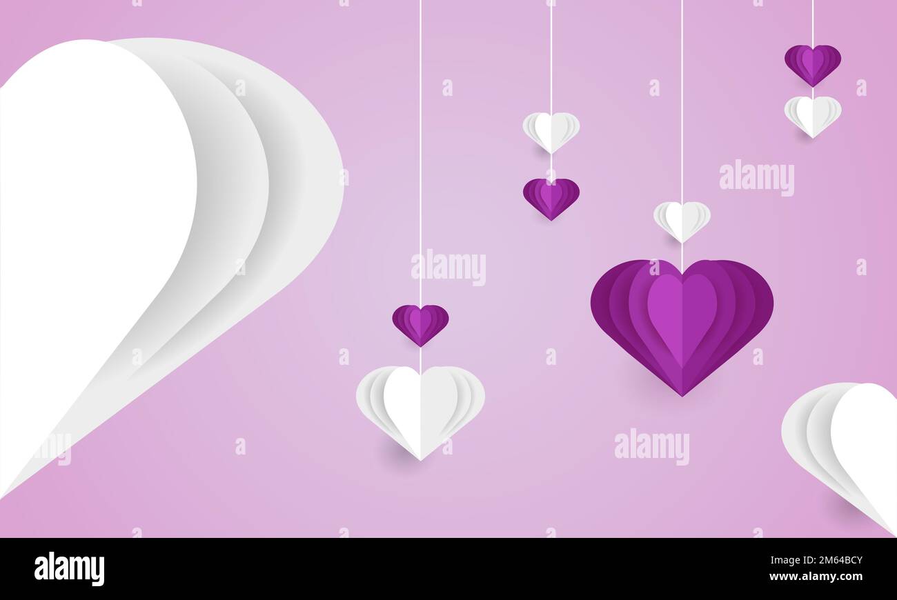 Minimal concept hearts in Stock Vector Images - Alamy