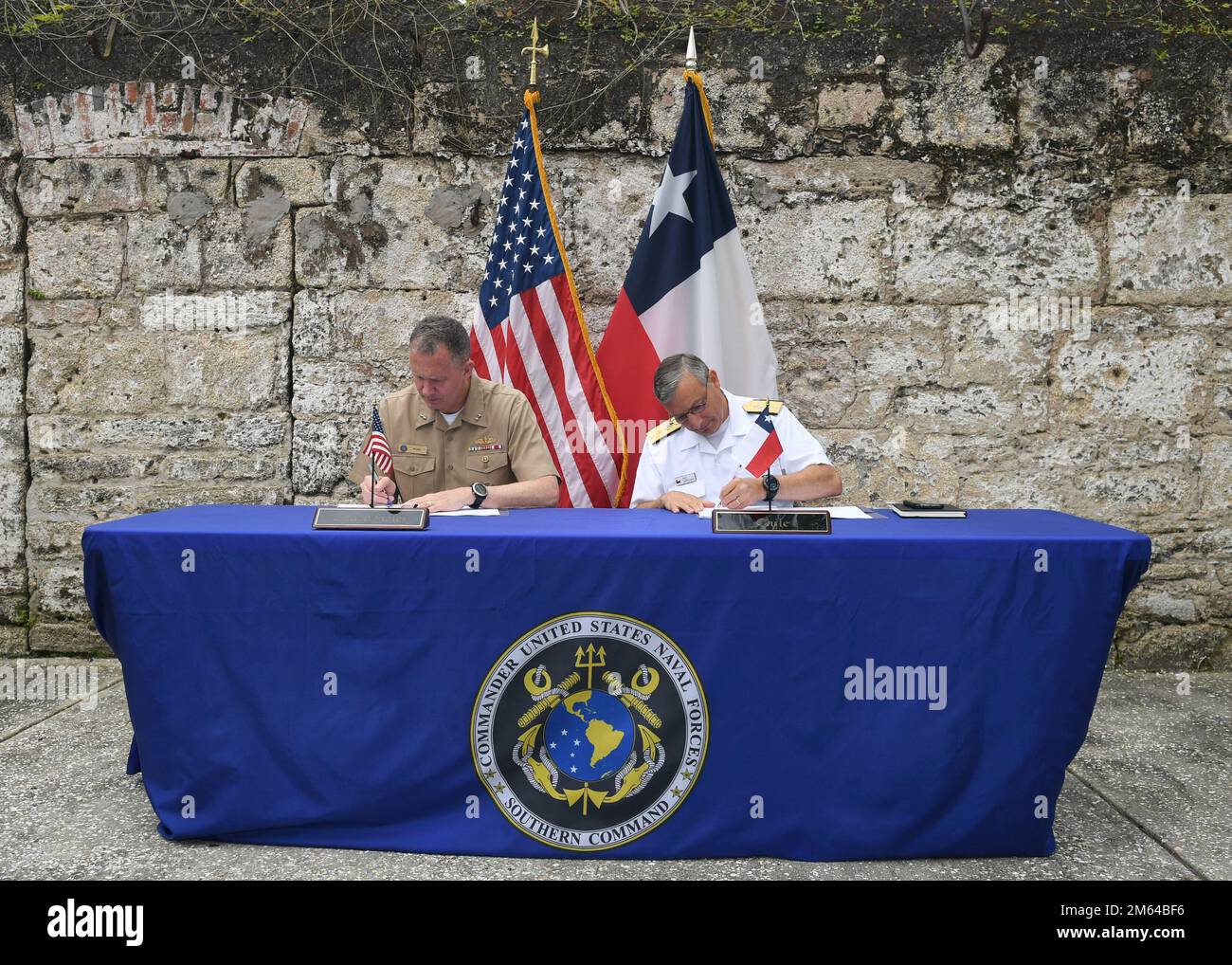 220331-N-DB801-0042 St. Augustine, Fla. - (March 31, 2022) – Rear Adm ...