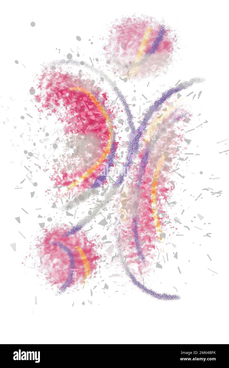 Contemporary wallpaper pattern Cut Out Stock Images & Pictures - Alamy