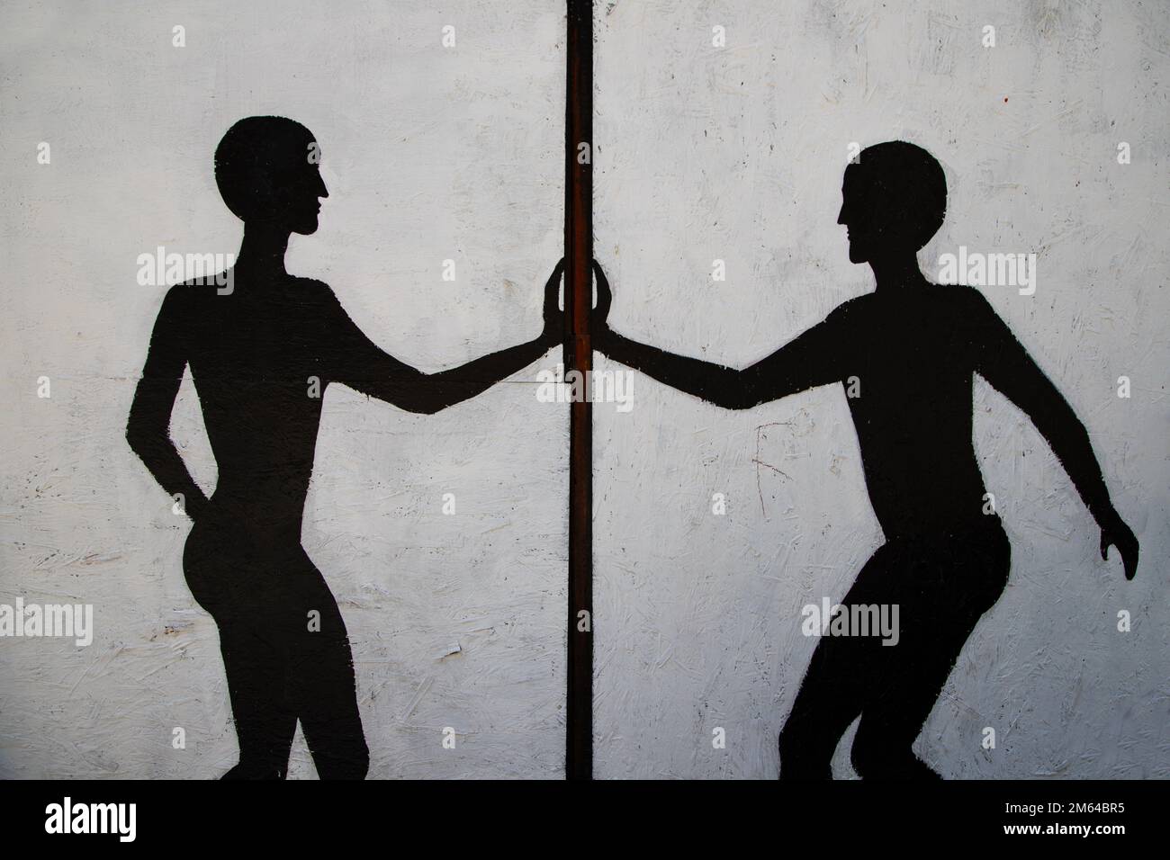 Murals, street art in Parma Italy Stock Photo - Alamy