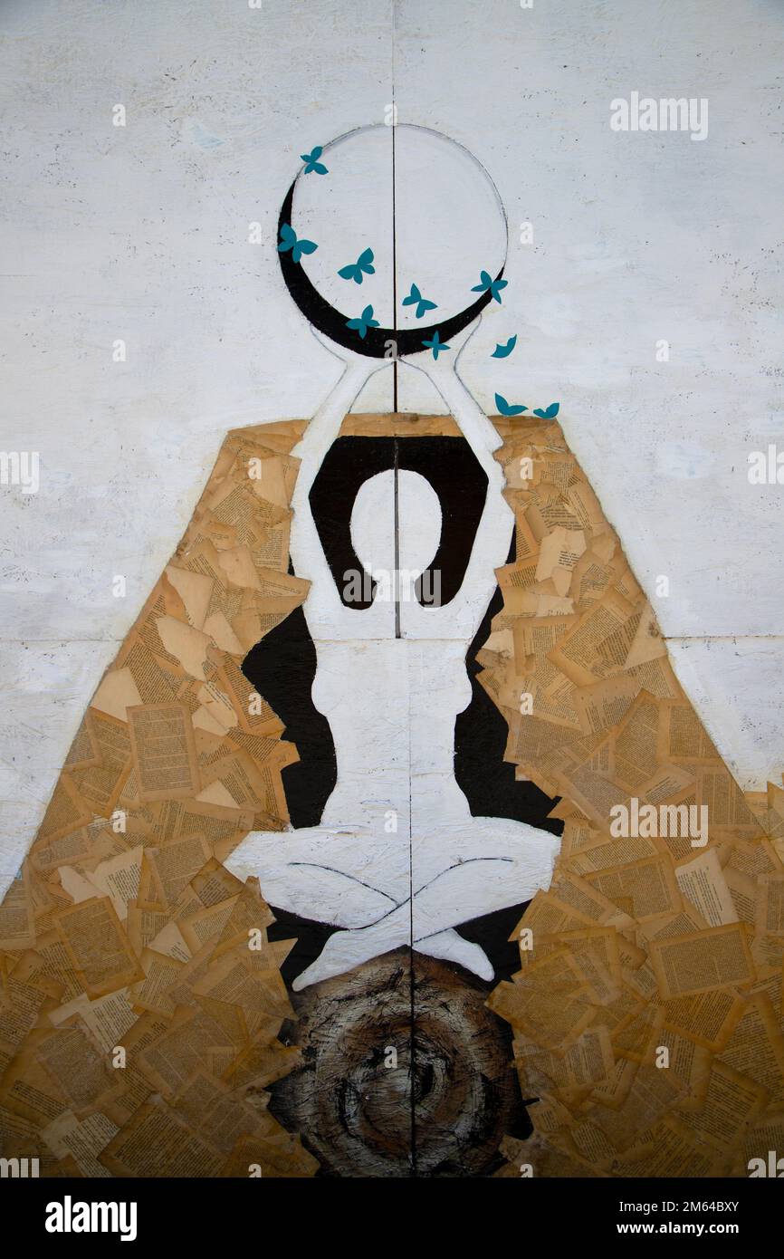 Murals, street art in Parma Italy Stock Photo - Alamy