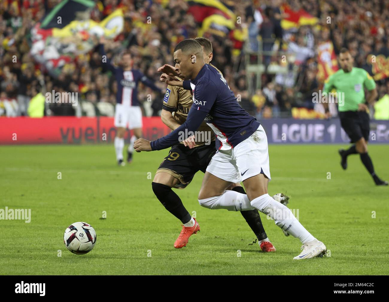 Kylian Mbappe of PSG during the French championship Ligue 1 football ...