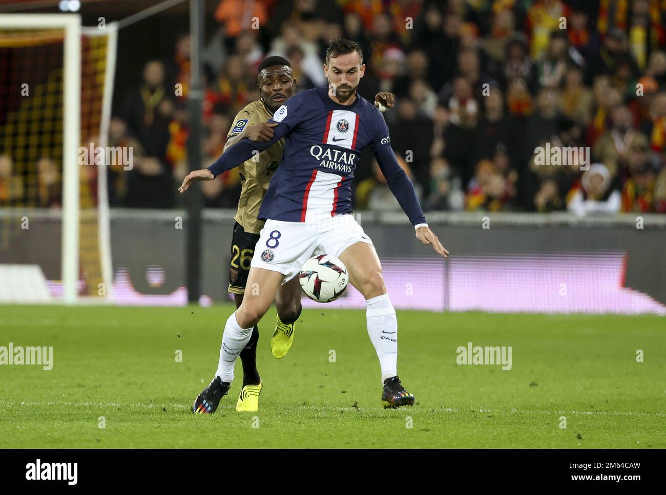 Fabian Ruiz Pena of PSG, Salis Abdul Samed of Lens (left) during the ...