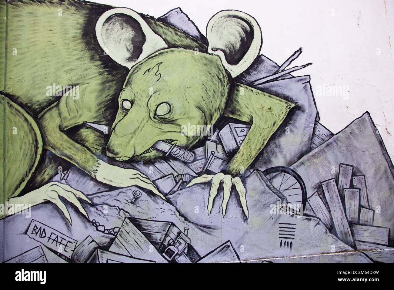 Murals, street art in Parma Italy Stock Photo - Alamy