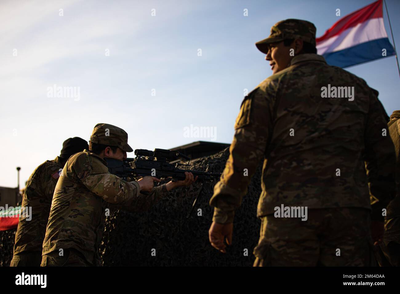 U.S. Soldier with 3rd Battalion, 66th Armored Regiment, 1st Infantry ...