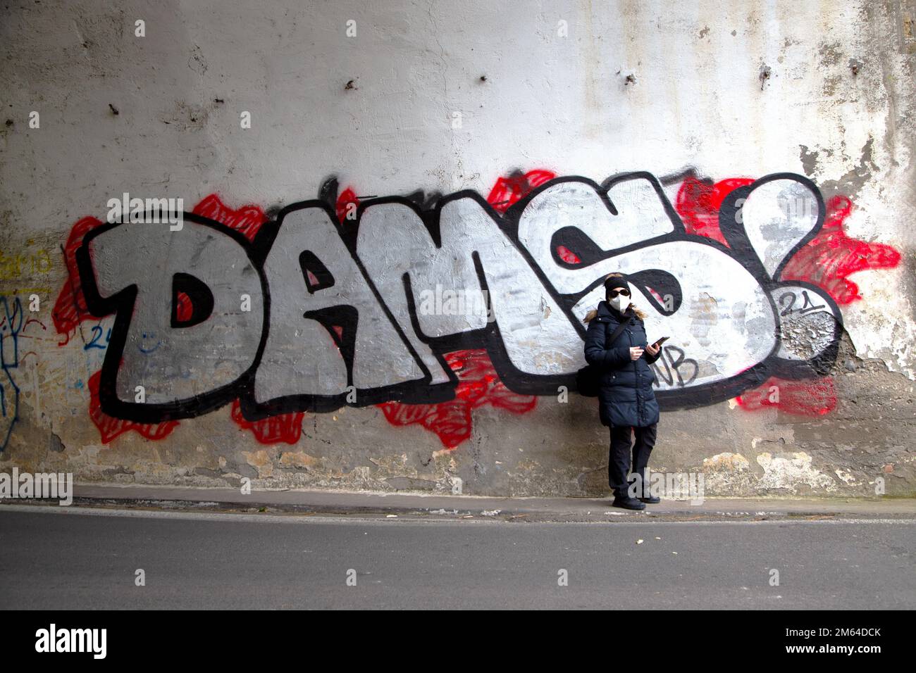 Colorful graffiti style murals hi-res stock photography and images - Alamy