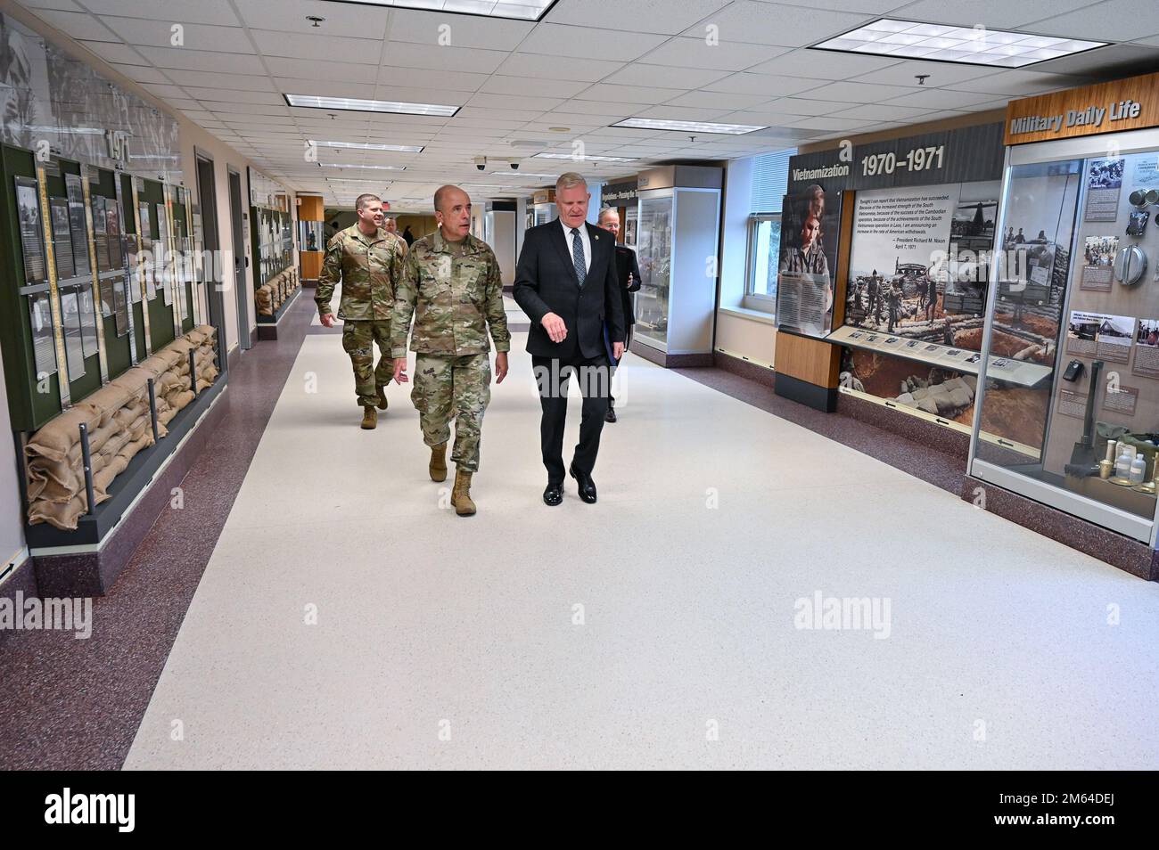 Lt. Gen. Robert Miller, center left, the Air Force surgeon general ...