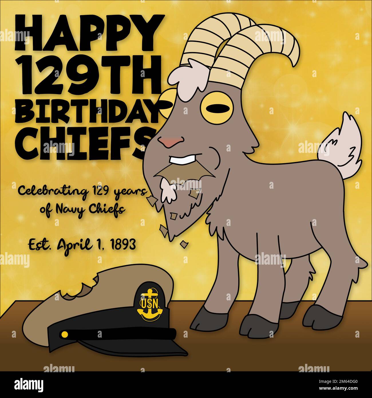 Navy Chief Goat Logo