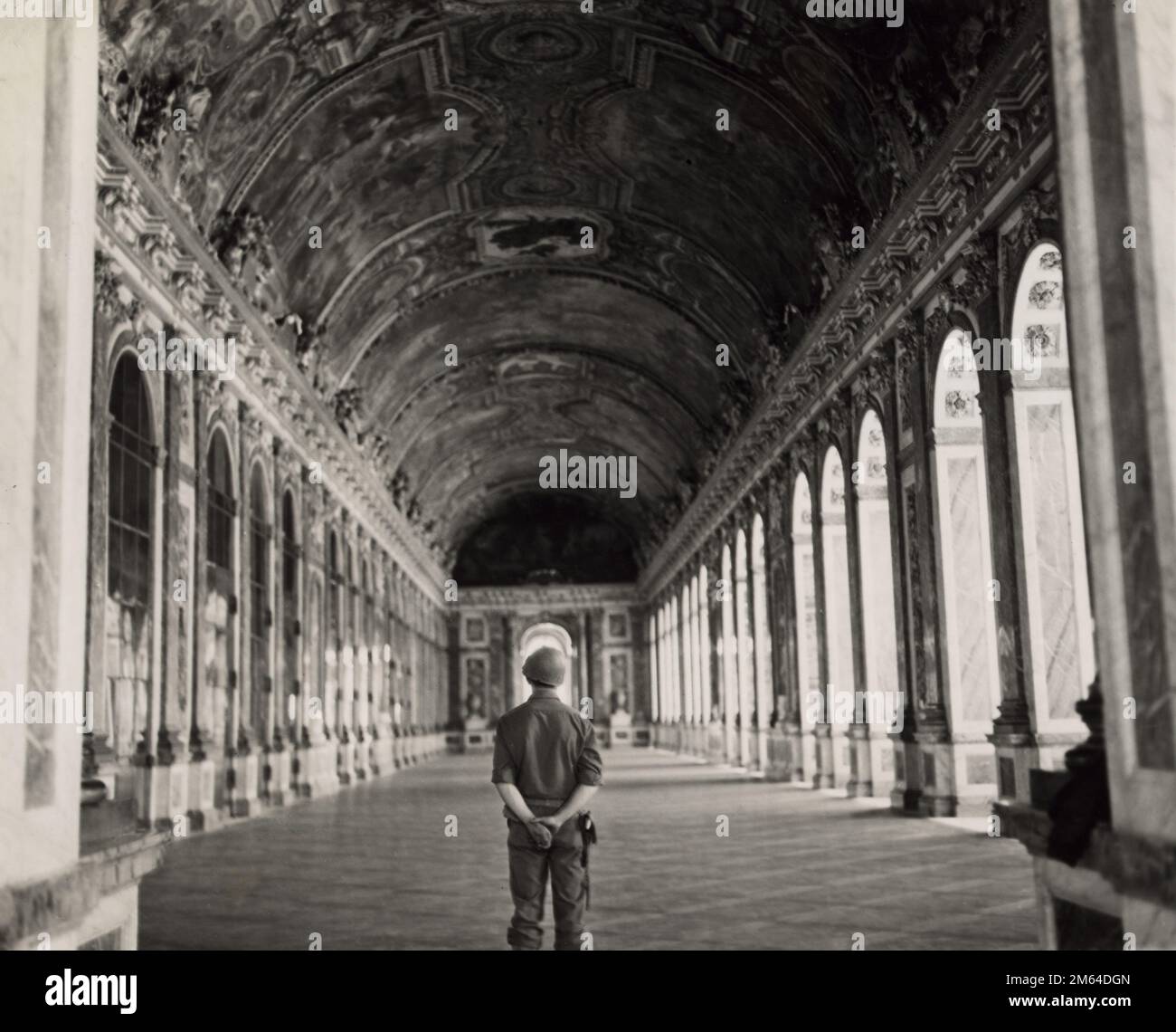 A Yank in Versailles - World War II - World Telegram & Sun photo by ...