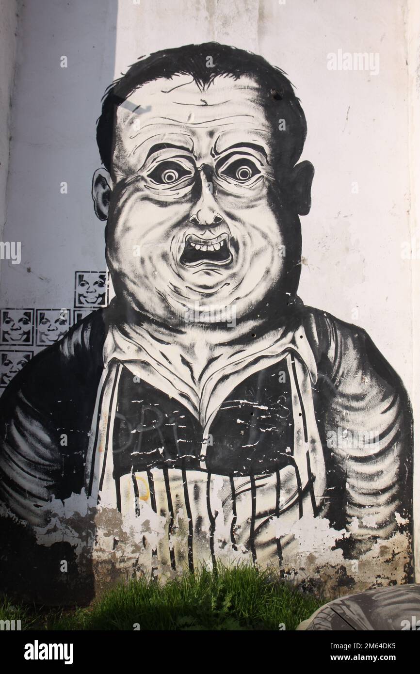 Murals, street art in Parma Italy Stock Photo - Alamy