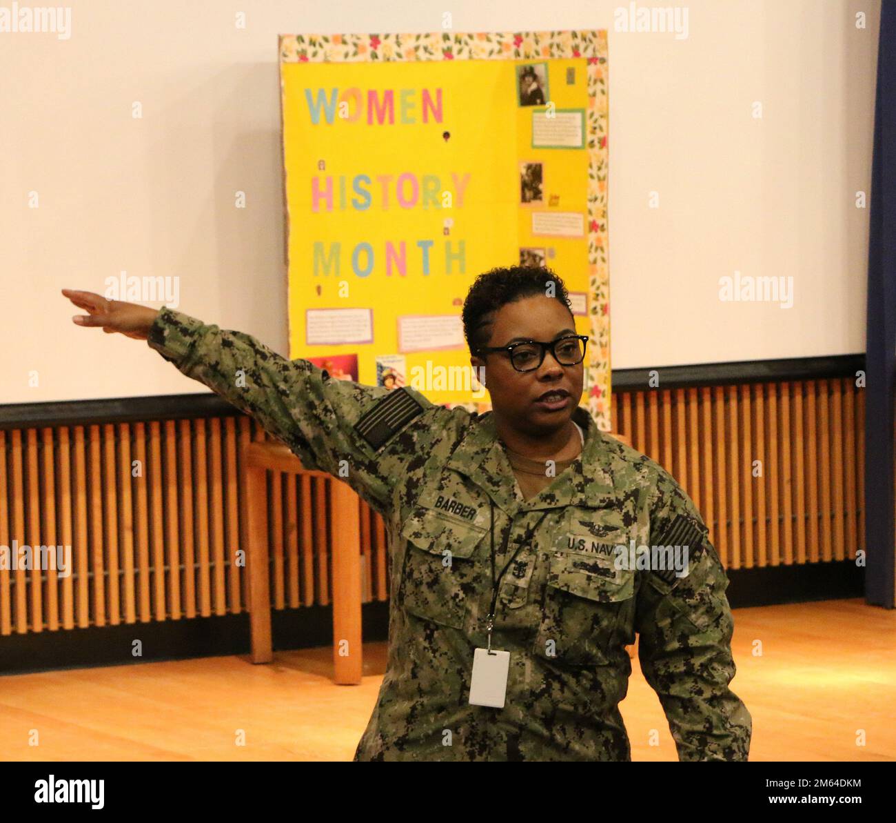 Master Chief Aviation Maintenance Administrationman Courtney Barber ...