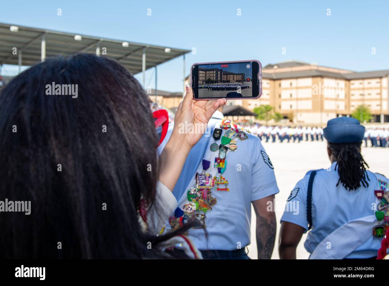 U.S. Air Force Basic Military Training graduation ceremony for the ...
