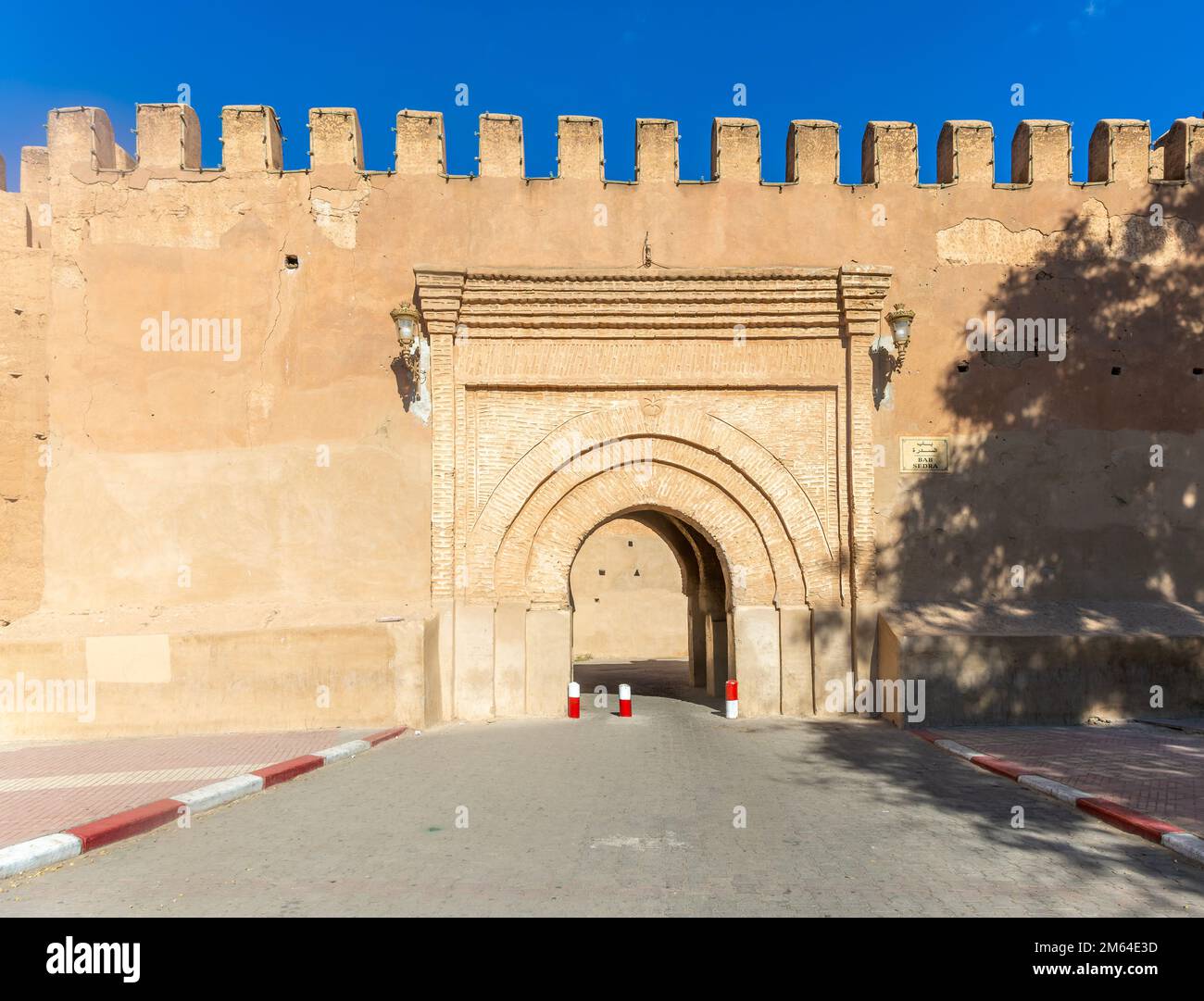City medina defensive walls, city of Taroudant, Sous Valley, Morocco ...