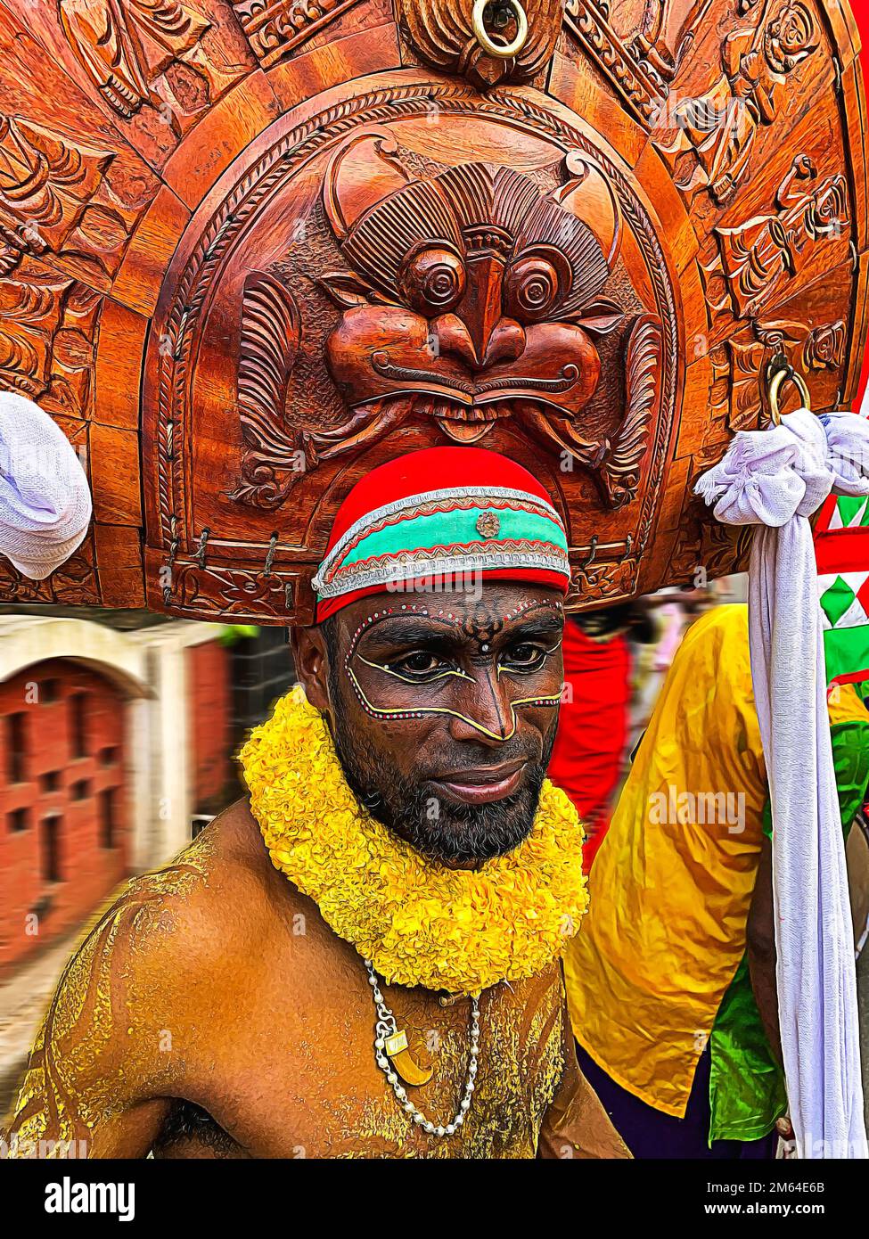 Theyyam costumes hi-res stock photography and images - Alamy