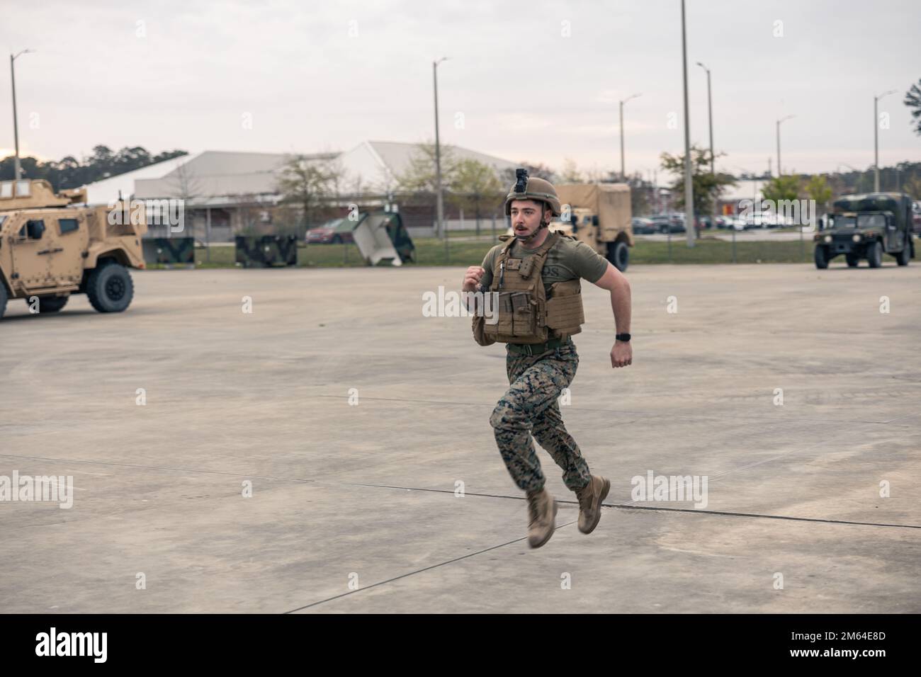 U.S. Marine Corps Cpl. Stephen Weldon, a rifleman with 2d Battalion, 2d ...