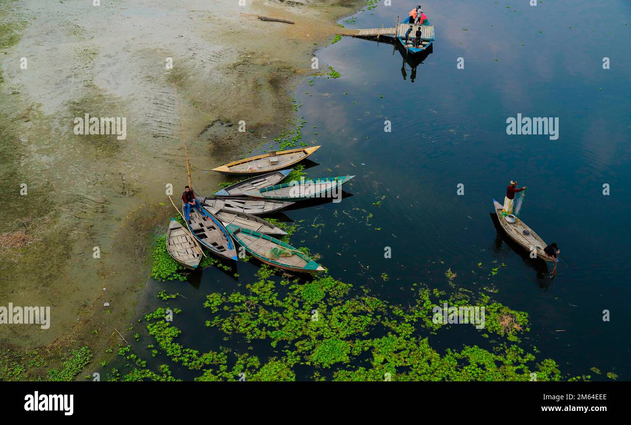 Natural view dhaleswari river bangladesh hi-res stock photography and ...