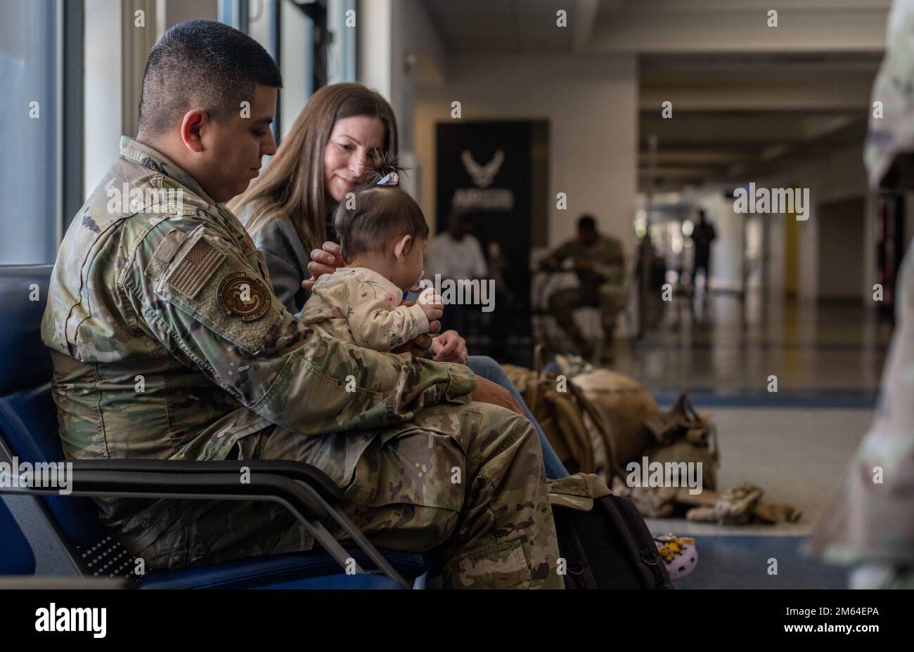 U.S. Air Force Staff Sgt. Efrain Cardinas, left, 921st Contingency ...