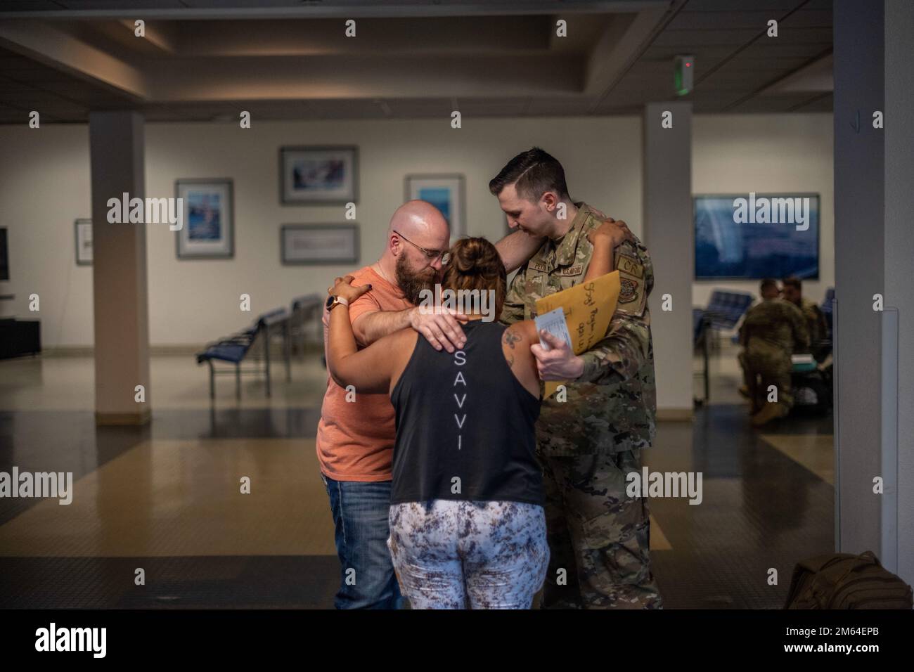U.S. Air Force Staff Sgt. Kenneth Peyton, right, 921st Contingency ...