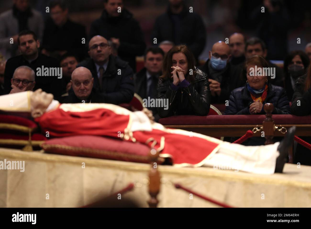 Rome, . 16th Oct, 2022. Rome, Italy 02.01.2023: The body of Pope ...