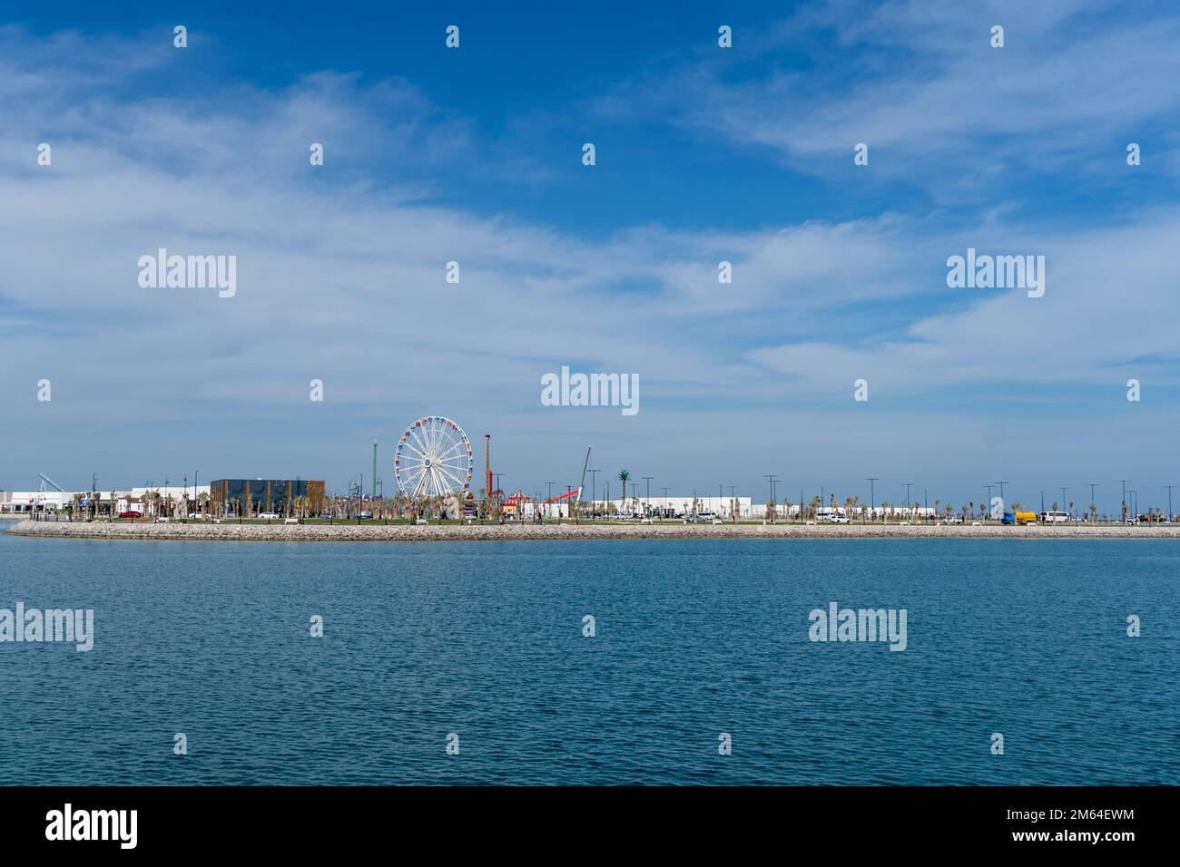 Beautiful Lusail Marina cityscape in Doha, Qatar Stock Photo - Alamy