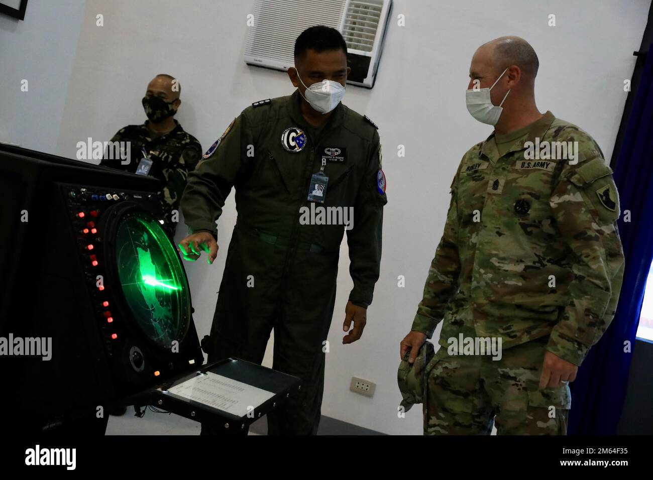 Col Luis Ramon V De Leon, Deputy Wing Commander, 580th Aircraft Control ...