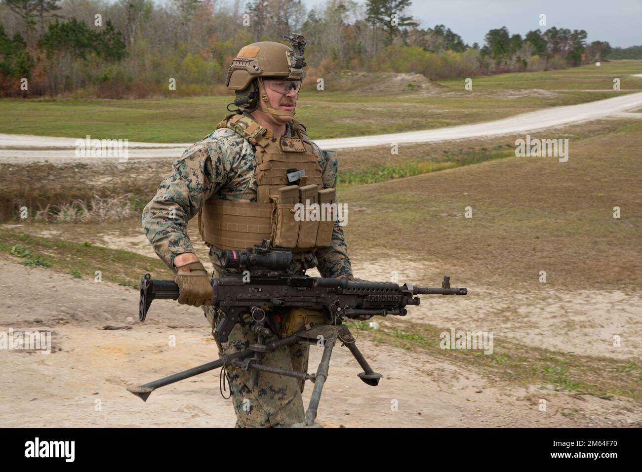 U.S. Marine Corps Cpl. Samuel Shugars, a low altitude air defense ...