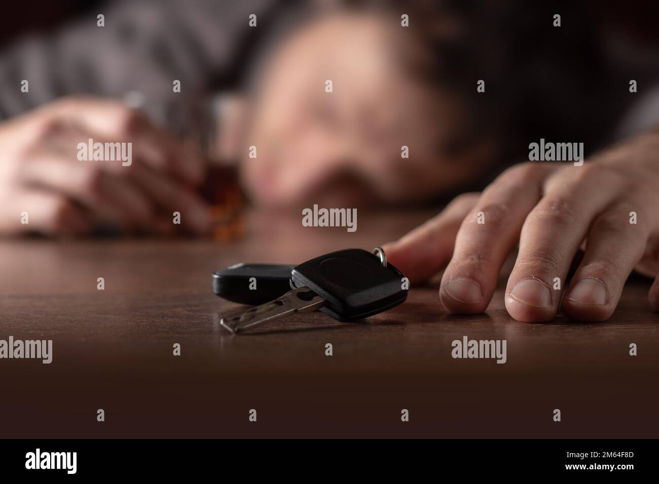 Alcoholism, alcohol addiction and people concept - male alcoholic with ...