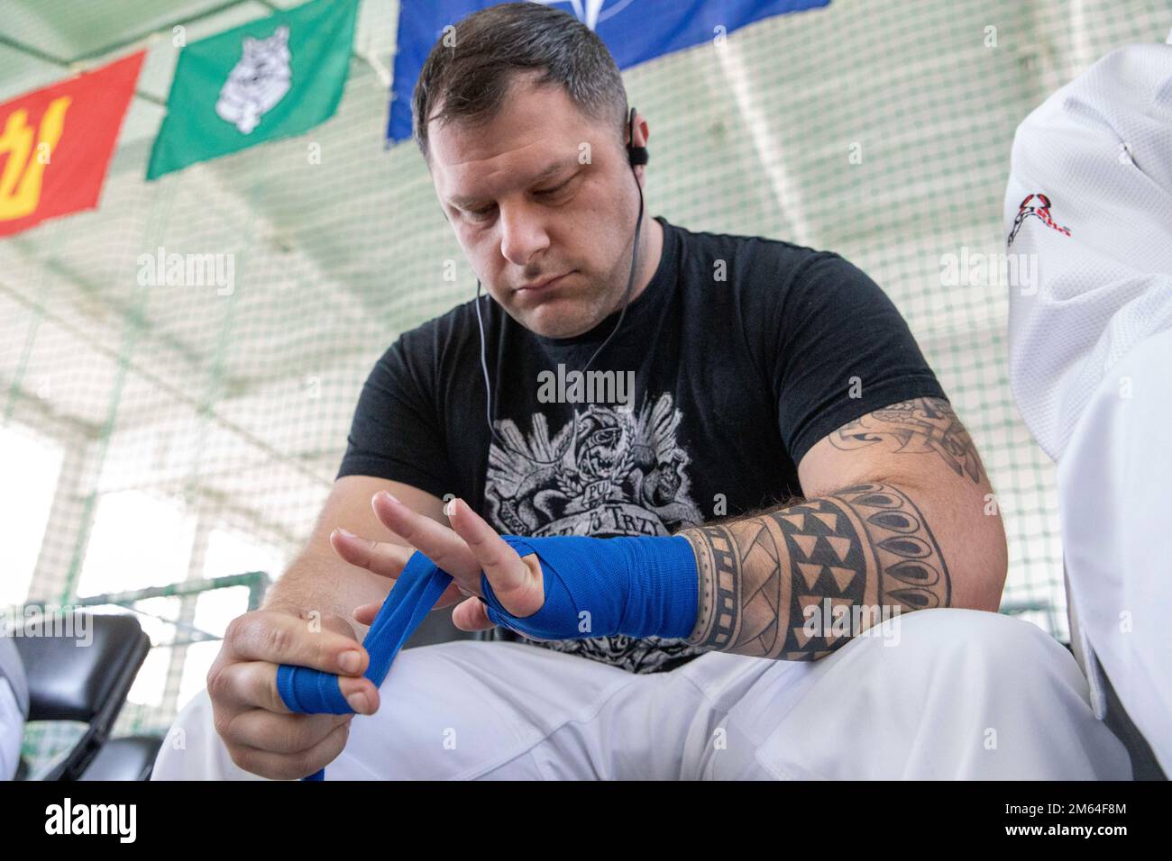 U.S. Army Staff Sgt. Shane Mowery, an M1 armor crewman with 3rd ...