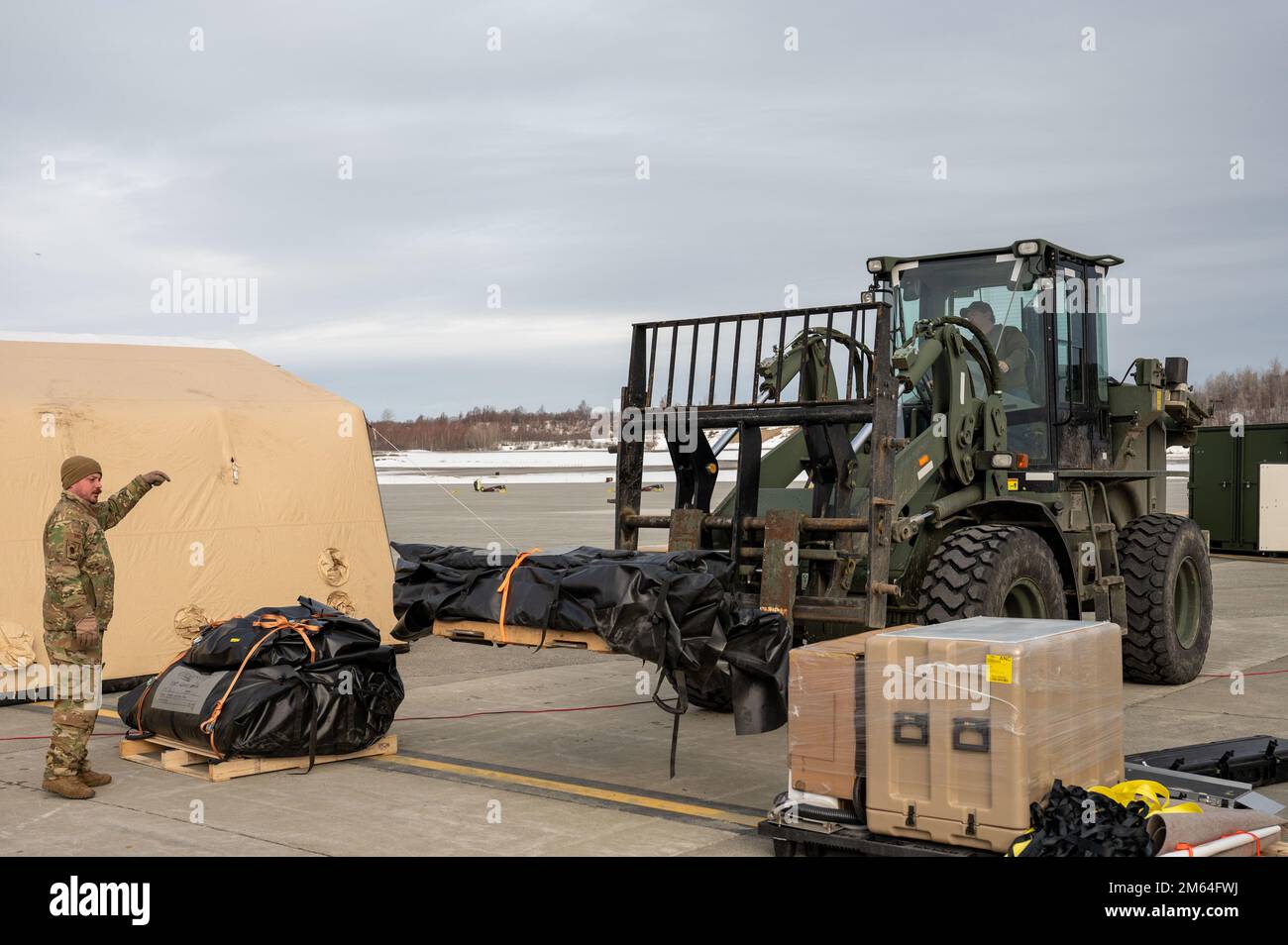 U.S. Air Force Tech. Sgt. Taylor Beams, a 3rd Operations Group Agile ...