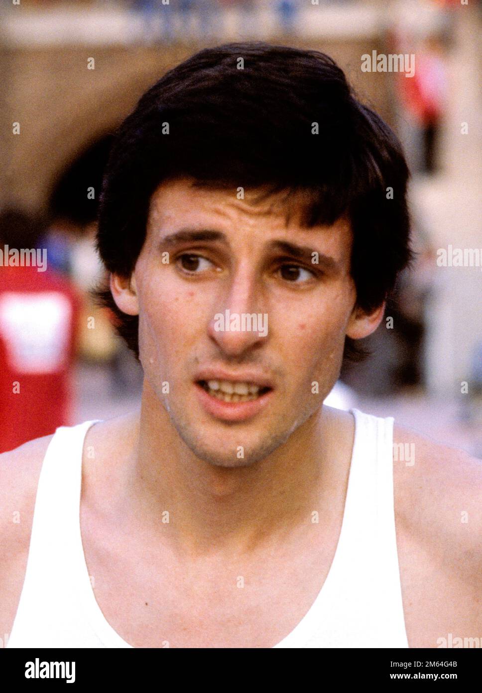 SEBASTIAN COE British middle distance runner Stock Photo - Alamy