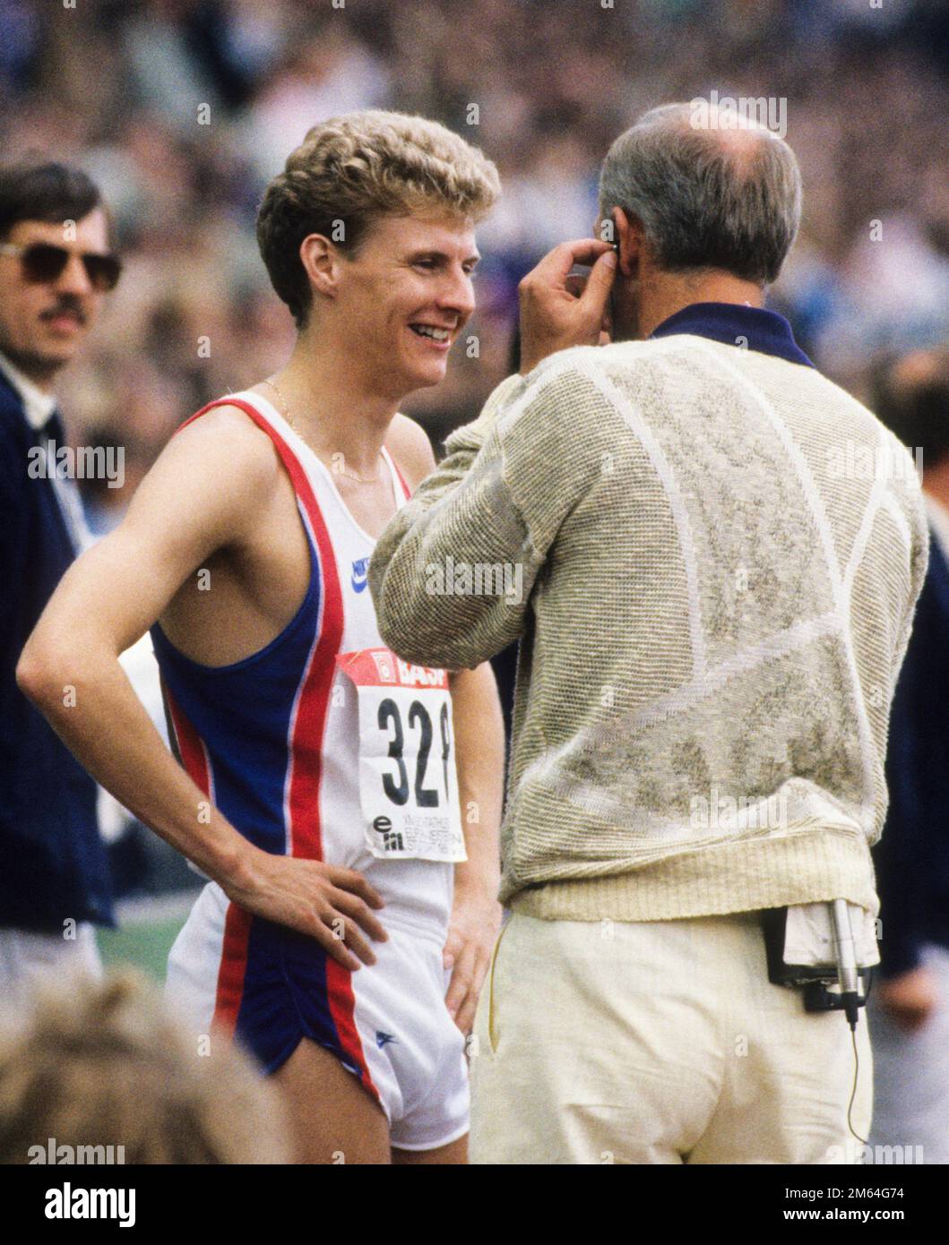 STEVE CRAM British middle distance runner at European Championship in ...