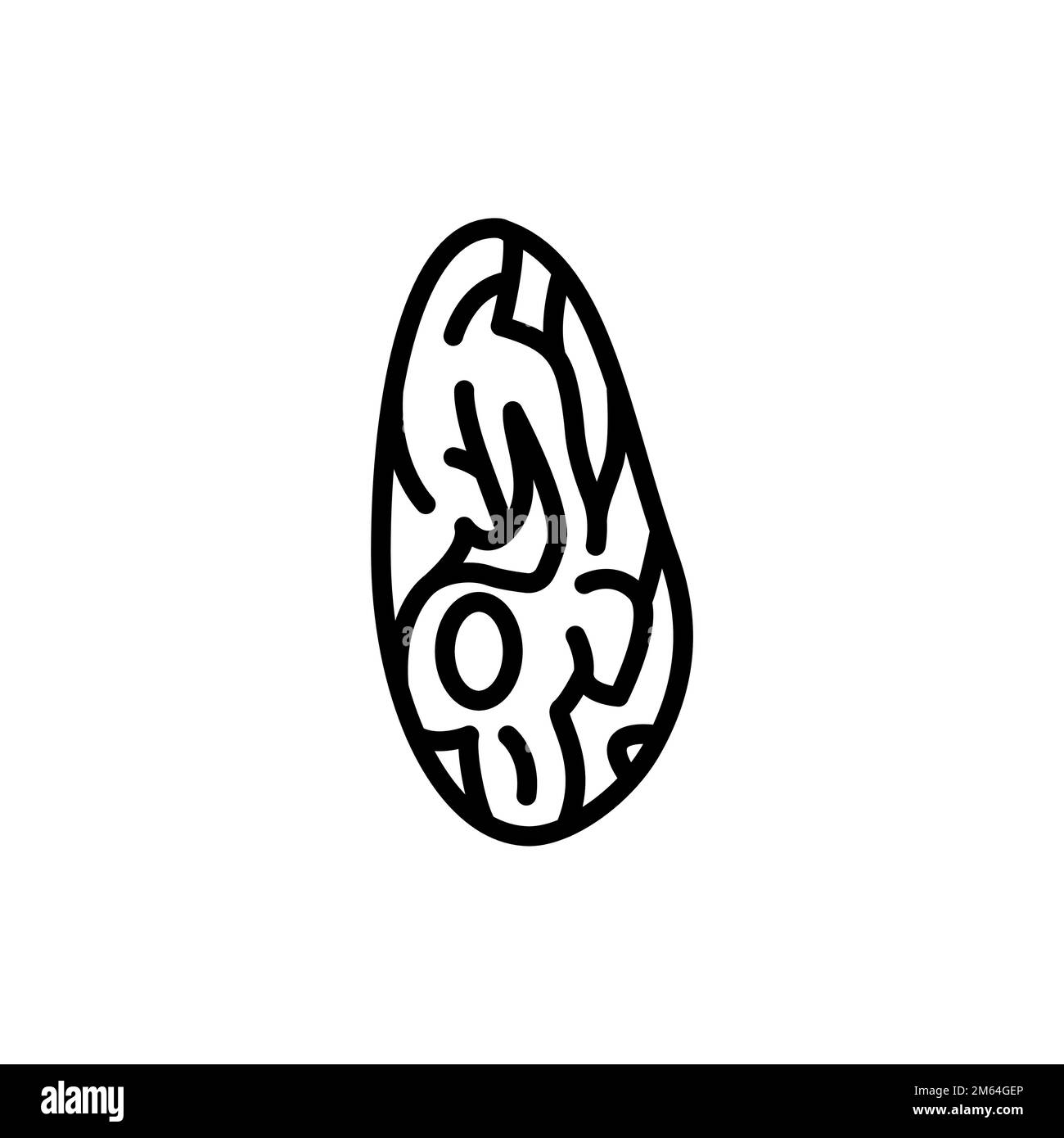 Beef shoulder color line icon. Cutting meat. Pictogram for web page ...