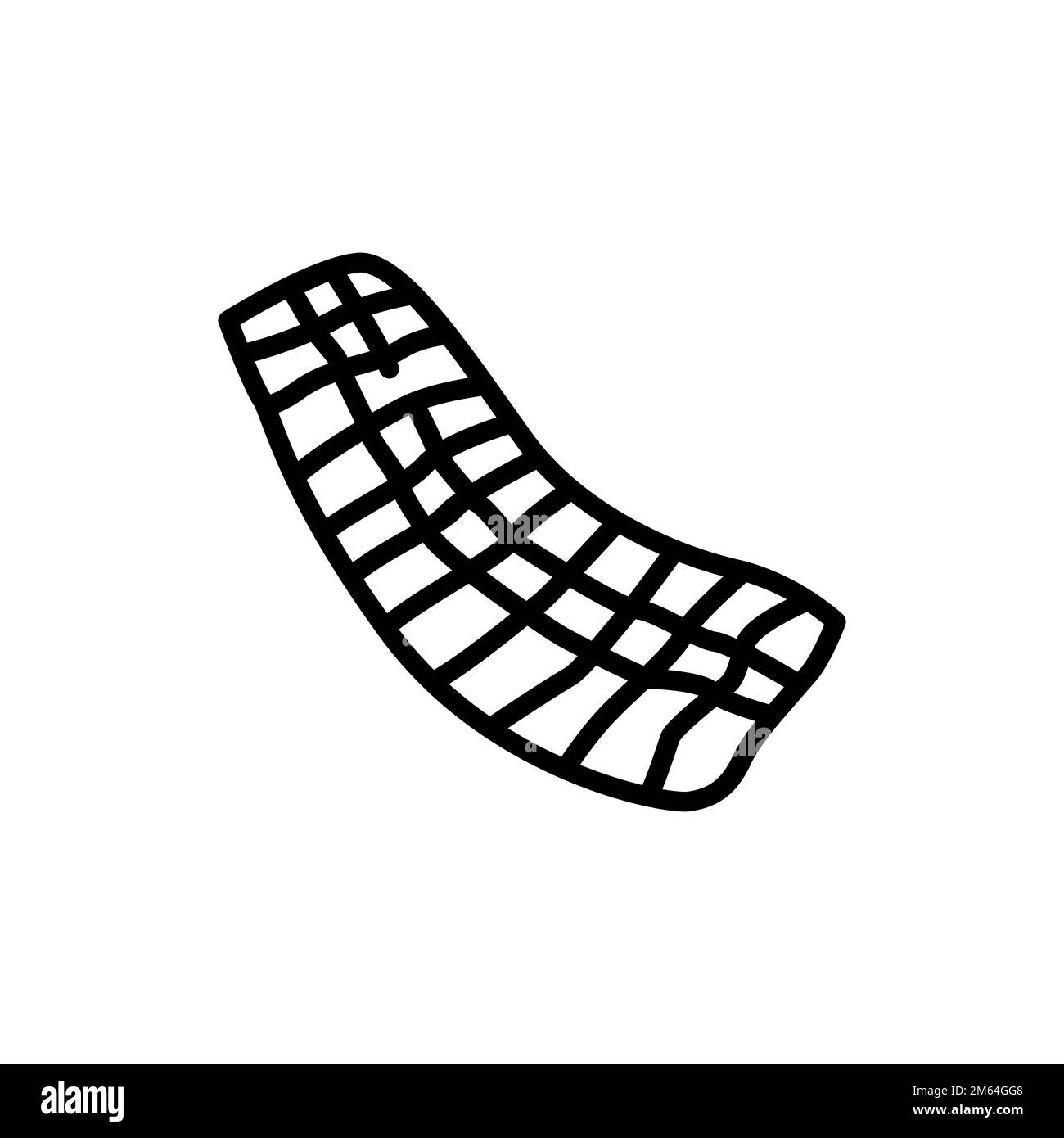 Beef ribs color line icon. Cutting meat. Pictogram for web page, mobile ...