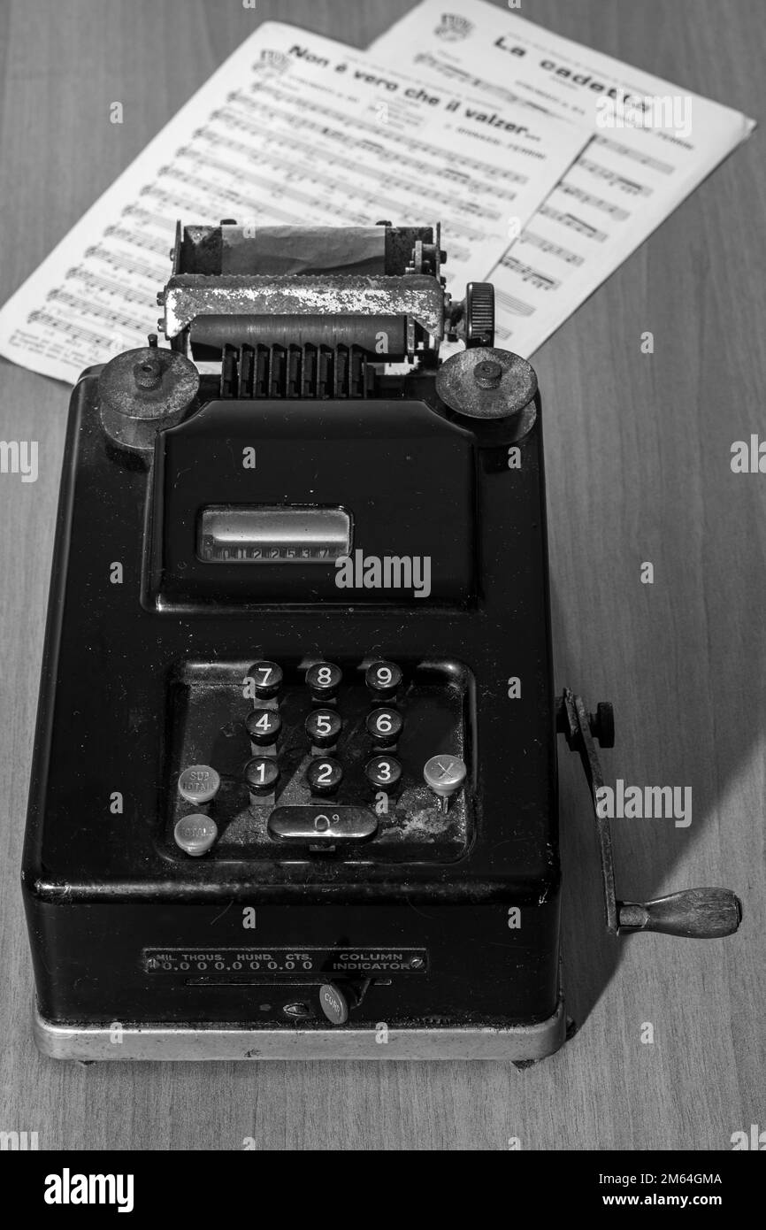 Old tax receipt Black and White Stock Photos & Images - Alamy