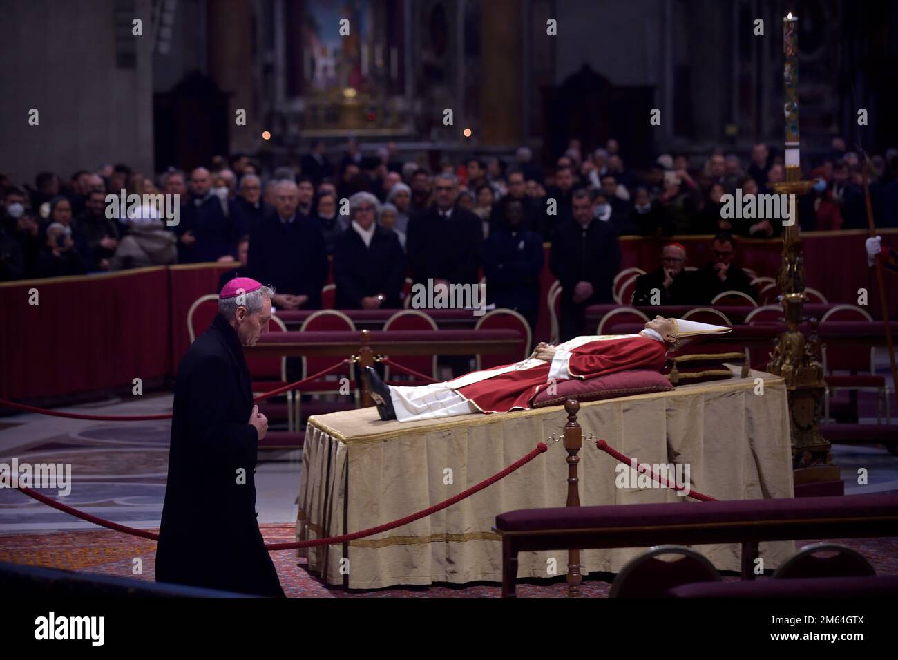 Vatican City State, . 02nd Jan, 2023. Monsignor Georg Gaenswein .The ...