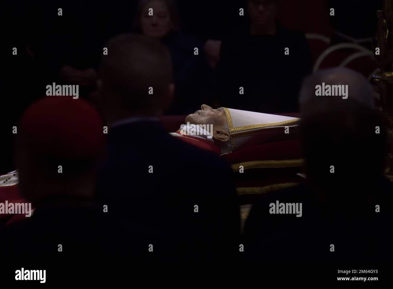 Vatican City State, . 02nd Jan, 2023. The body of late Pope Emeritus ...