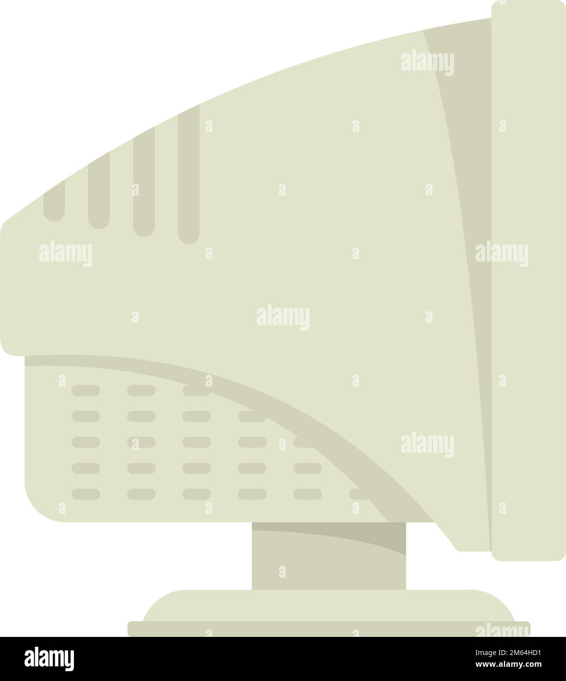 Monitor icon flat vector. Computer display. Pc screen isolated Stock Vector Image & Art - Alamy