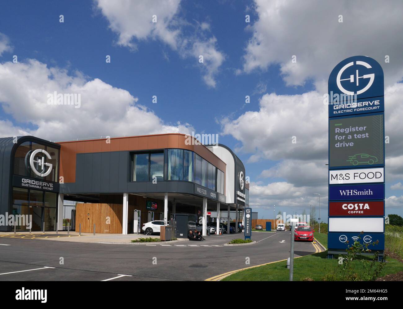 Gridserve Electric Forecourt for EV Charging with retail, rest and ...