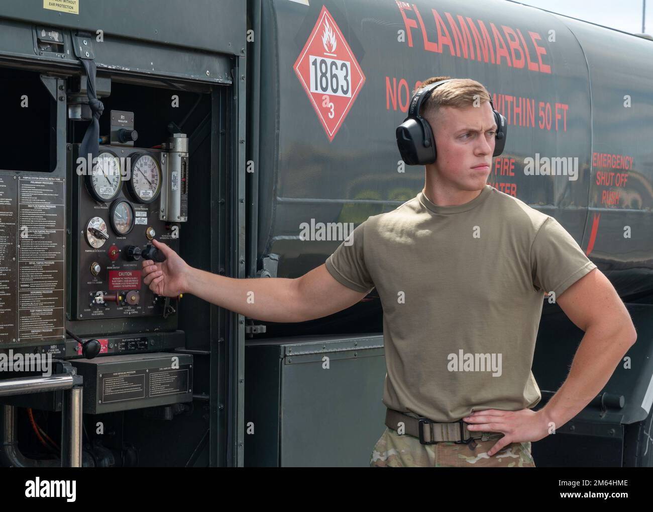 U.S. Air Force Senior Airman Seth Negley, 56th Logistics Readiness ...