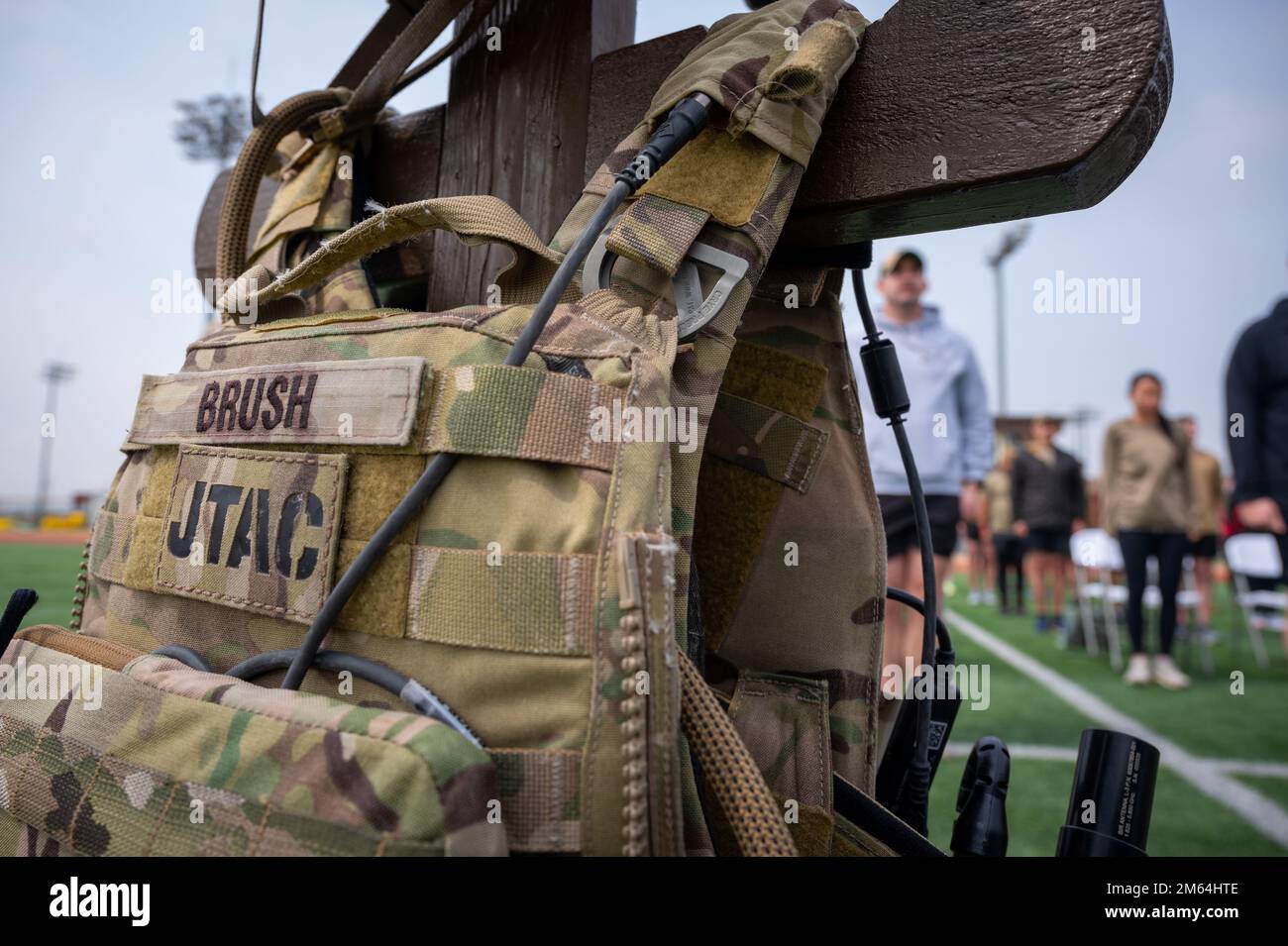 A memorial display was set up for the Tactical Air Control Party (TACP ...