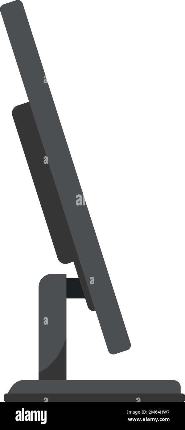 Computer monitor icon flat vector. Screen pc. Modern display isolated Stock Vector Image & Art ...