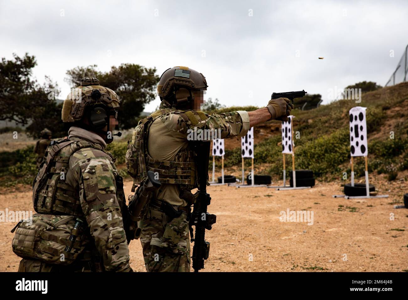 In preparation for Exercise Orion, a Greek Special Operations Forces (SOF) member shares his ...