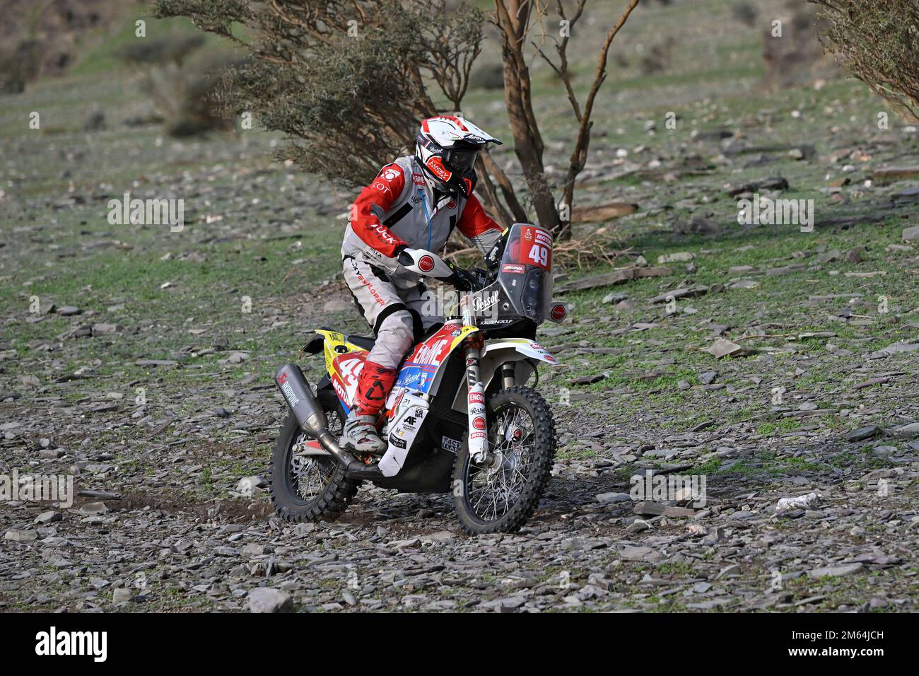 Al-'Ula, Saudi Arabia. 2nd Jan, 2023. 49 ZACCHETTI Cesare (ita), Team Lucky Explorer, MV Augusta ...