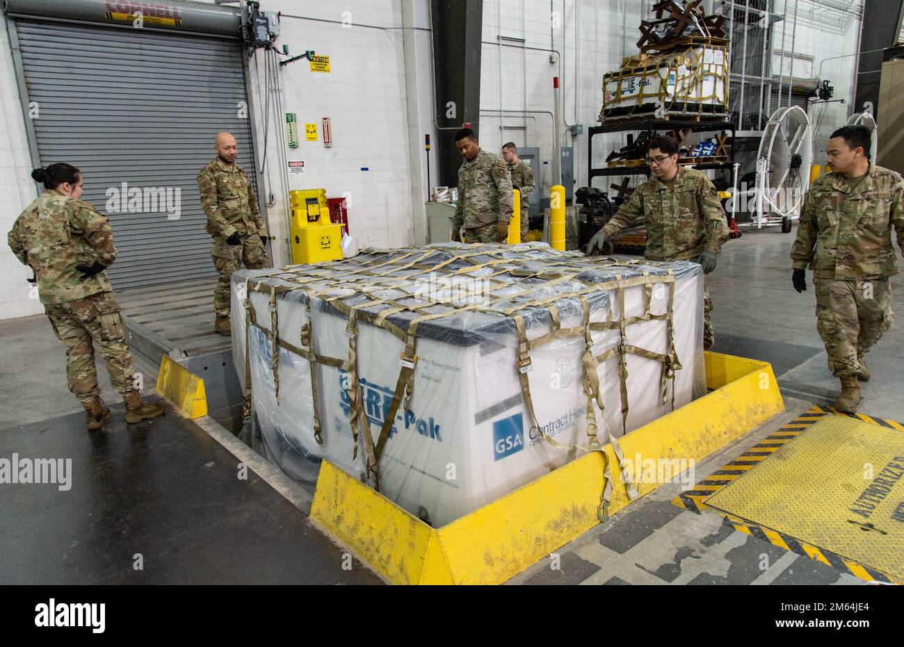 Students participating in a multi-capable Airman training class, place ...