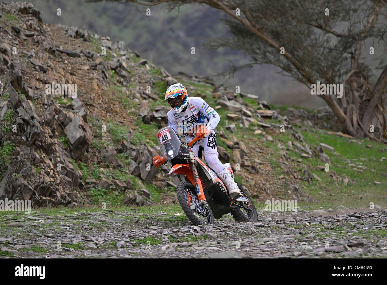 Al-'Ula, Saudi Arabia. 2nd Jan, 2023. 46 LUCCI Paolo (ita), BAS World KTM Racing Team, KTM, Moto ...