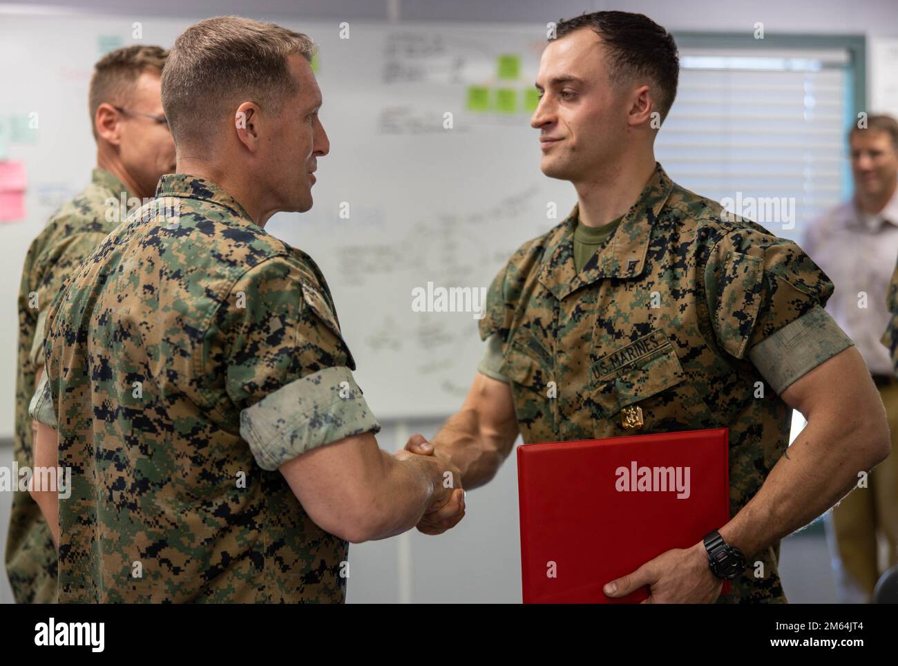 U.S. Marine Corps Col. George Markert, chief of staff with 2nd Marine ...