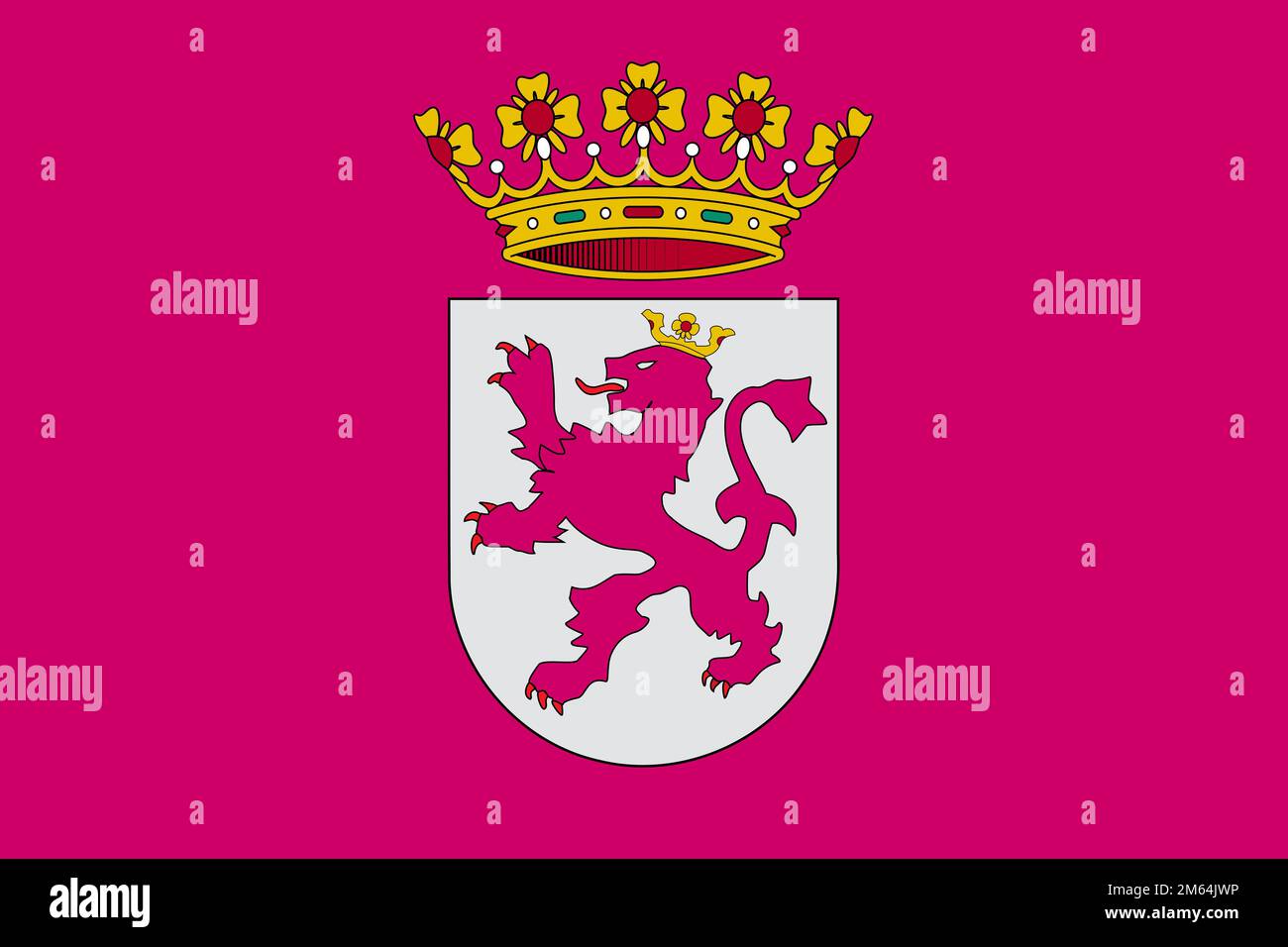 flag of Ibero Romance peoples Leonese people. flag representing ethnic ...