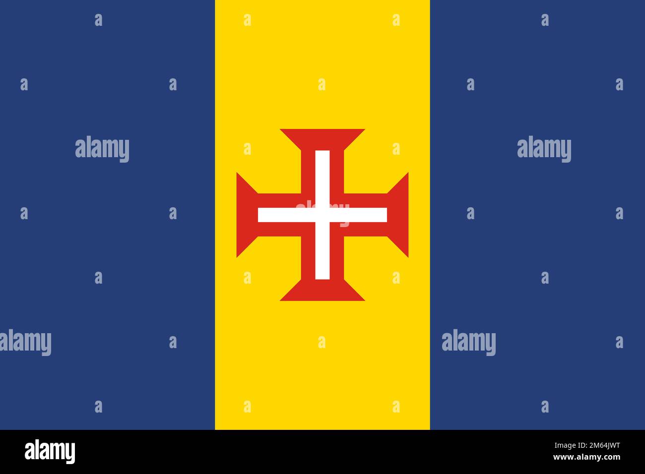 flag of Ibero Romance peoples Madeirans. flag representing ethnic group ...